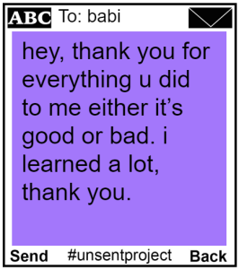 The Unsent Project - Share Your Untold Stories