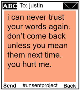 The Unsent Project - Share Your Untold Stories