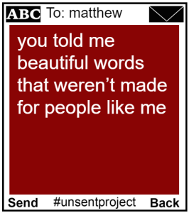 The Unsent Project - Share Your Untold Stories